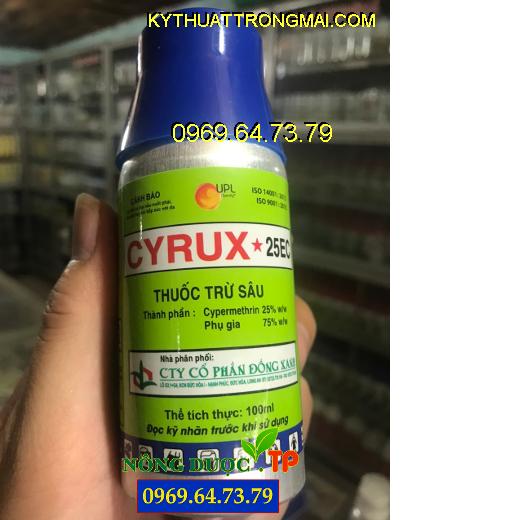 CYRUX 25EC - Thuốc Đặc Trị Rệp Sáp, Sâu Xanh - Kỹ Thuật Trồng Mai