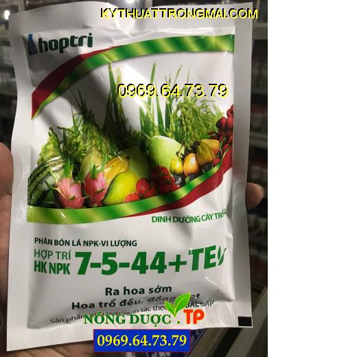 HỢP TRÍ HK 7-5-44+TE-Phân Bón Lá-Giúp Hoa Ra Sớm, Hoa Trổ Đều, Đồng ...
