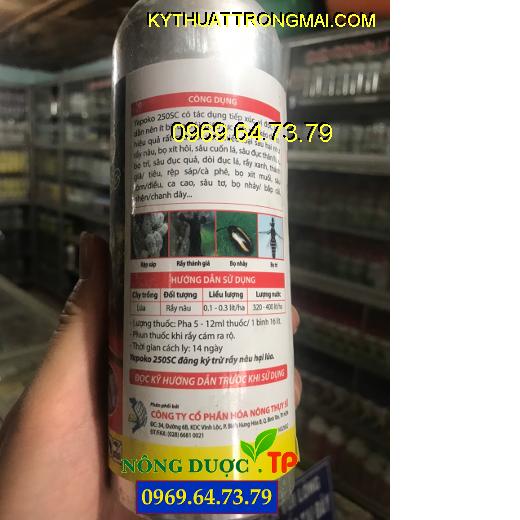 YAPOKO 250SC-Đặc Trị Bọ Trĩ, Sâu Cuốn Lá, Sâu Đục Thân, Dòi Đục Lá - Kỹ ...