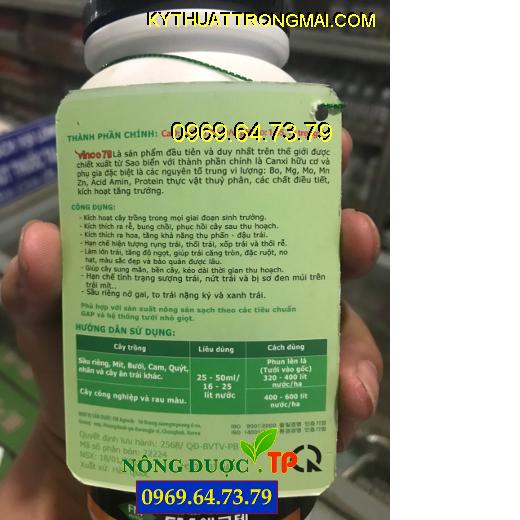 VINCO 79- Kích ra Hoa, Tăng Khả Năng Đậu Trái, Chống Rụng Trái - Kỹ ...