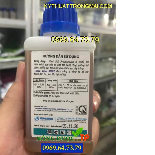 TILUSA SUPER 300EC-THUỐC TRỪ BỆNH-Diệt Trừ Bệnh Đạo Ôn, Rỉ Sắt, Vàng Lá ...